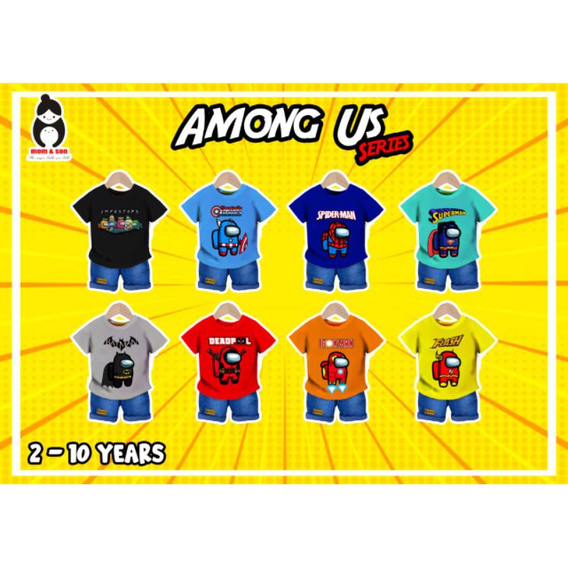 Among Us Suits | Mom & Soon Suit among us | Shopee Malaysia