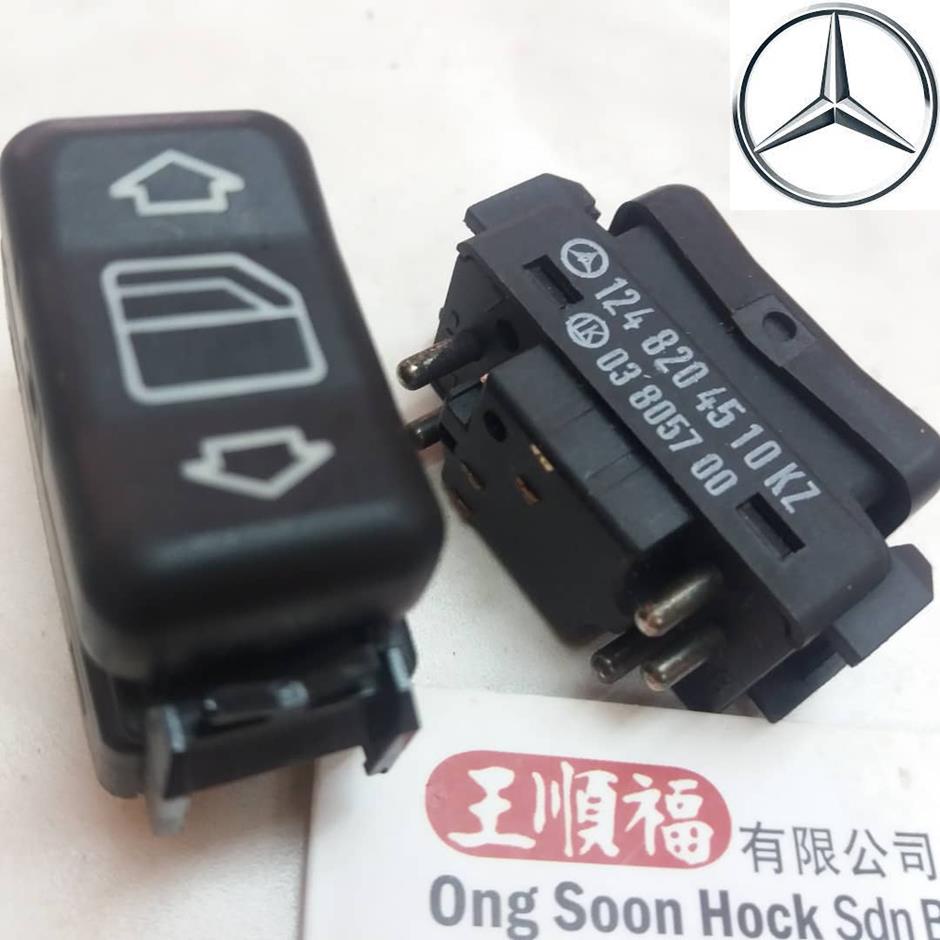 Original Mercedes W124 W126 W201 pre-facelift Front Right 5 pin Window ...