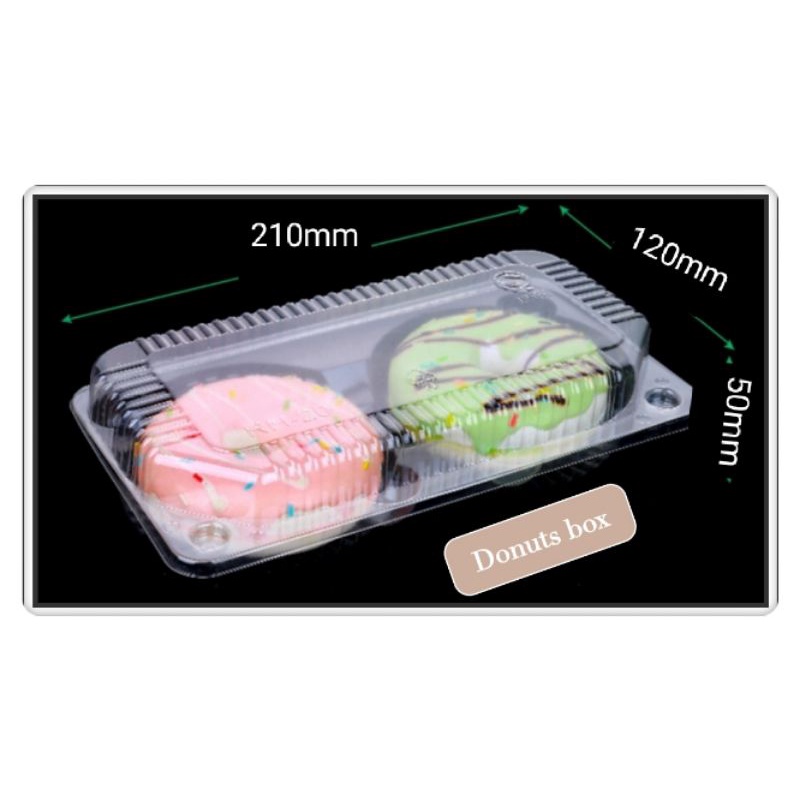 2/4slot 10s/pkt DONUTS OPS TRAY / PACKAGING BOX/TRANSPARENT BOX ...