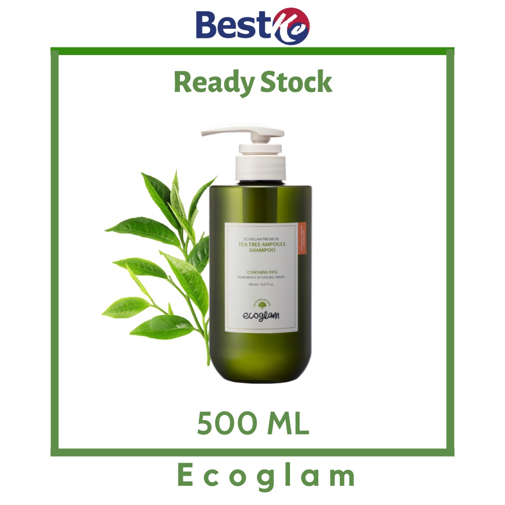 Ecoglam Premium Tea Tree Ampoule Shampoo 500ml | Shopee Malaysia