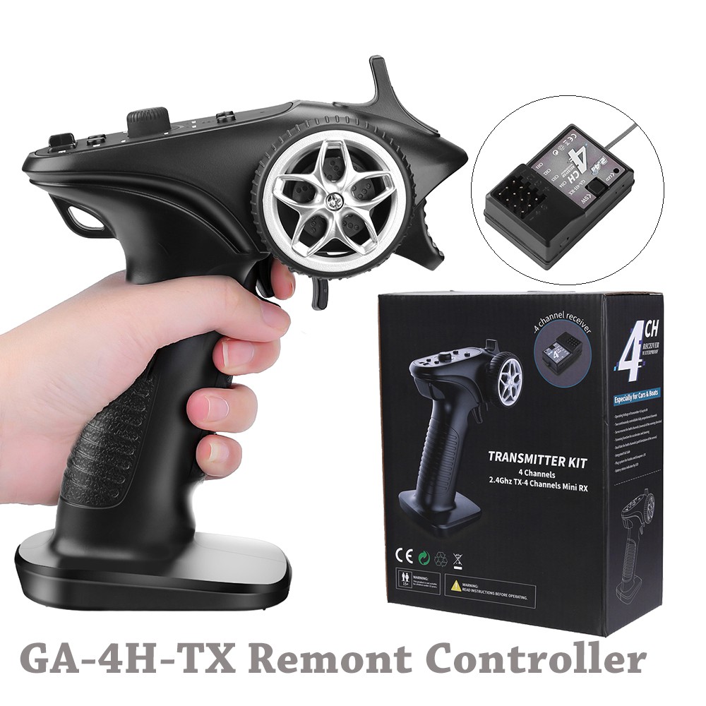 RC Remote Controller TX4 2.4GHz 4CH Radio System Transmitter With 4CH ...