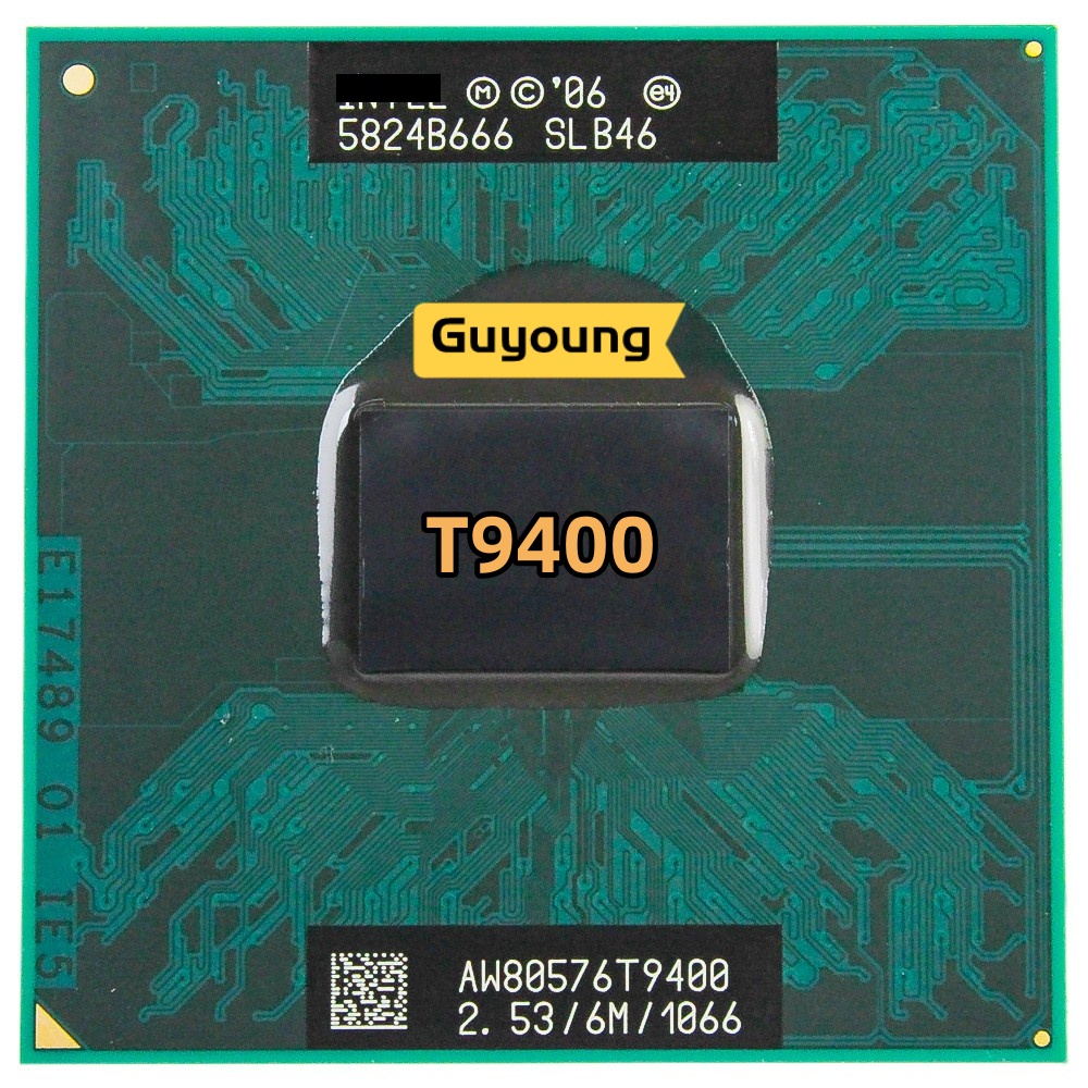 Core 2 Duo T9400 SLB46 SLAYY 2.5 GHz Used Dual-Core Dual-Thread CPU ...