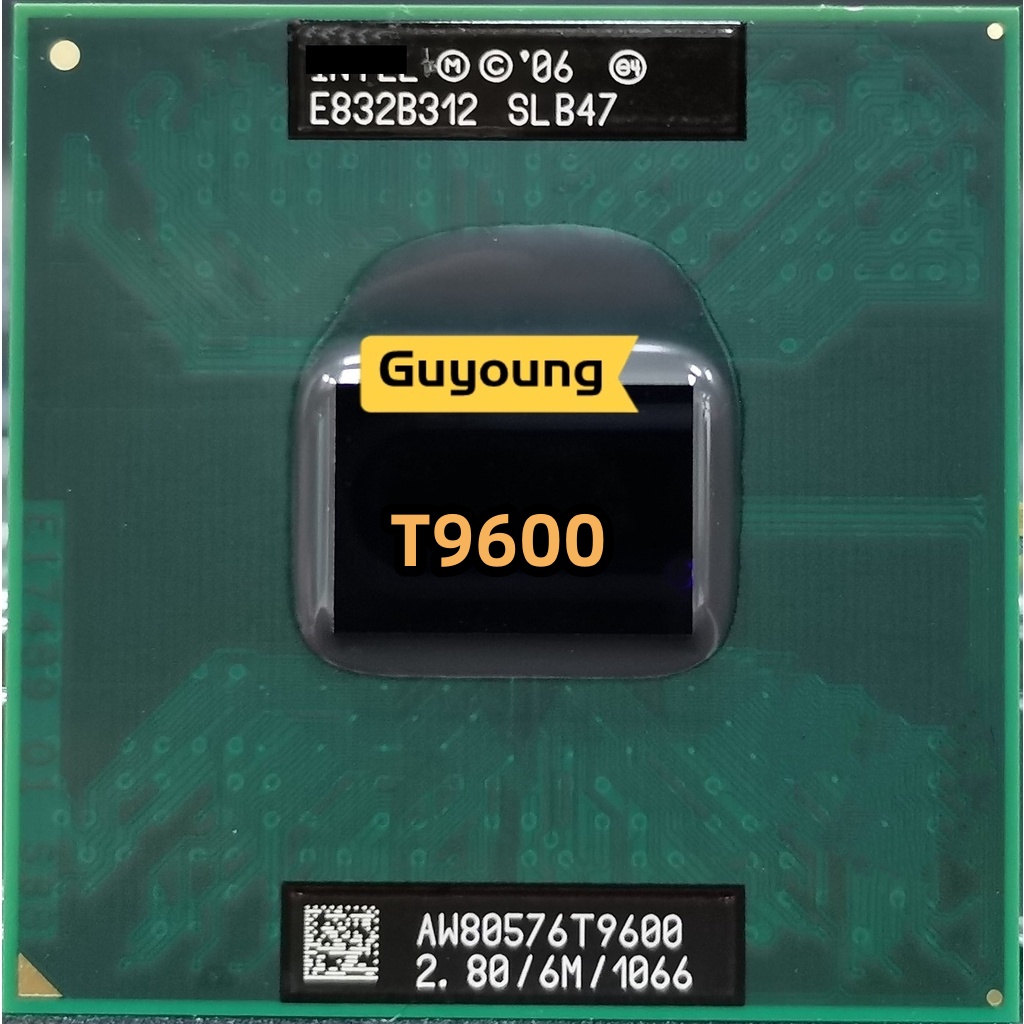 Core 2 Duo T9600 Slg9f Slb47 2 8 Ghz Dual Core Dual Thread Cpu