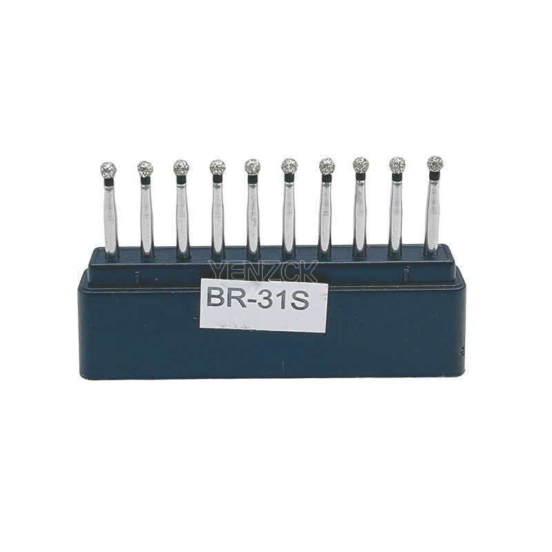 10pcs/Box Dental Diamond Bur Super Coarse Diamond Drill Bit Fit for ...