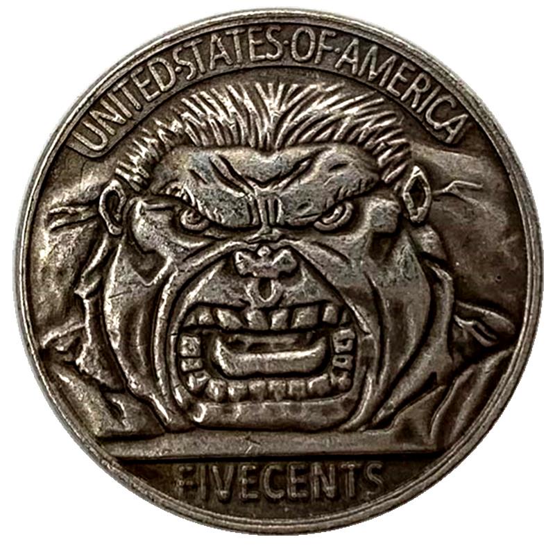 Avengers Hulk Coin Antique Copper Old Silver Commemorative Coin ...