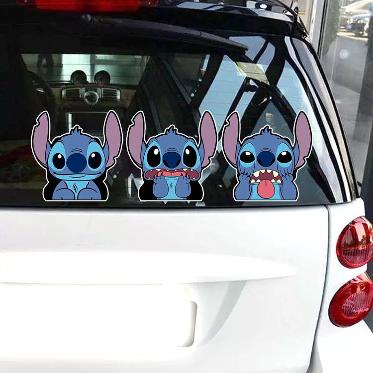 HL Cartoon Sticker Stitch Star Baby Car Decoration Sticker Waterproof ...