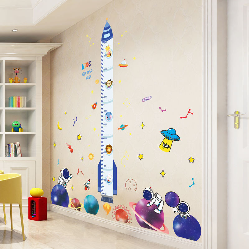 Children Measurement Height Stickers Handy Tool Room Decoration Wall ...