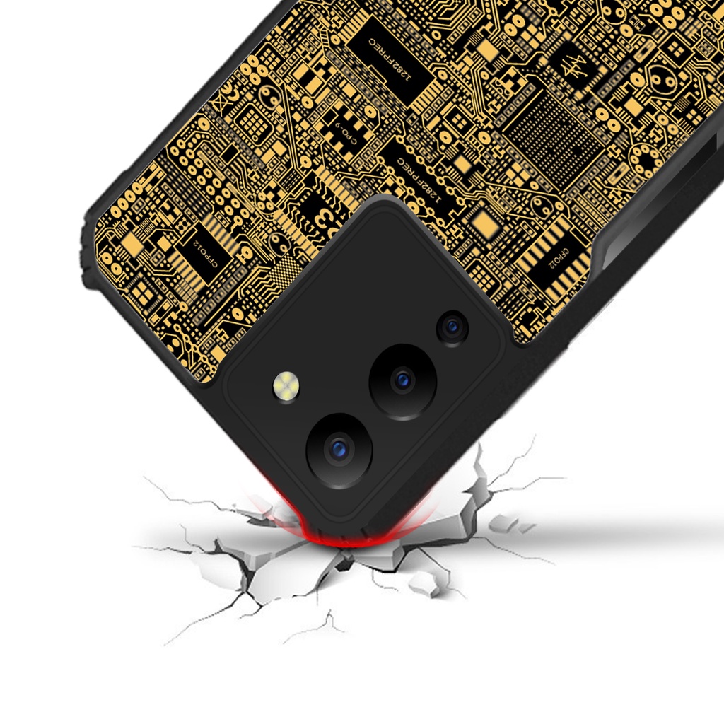 Circuit Board Pattern Phone Case infinix Note 12 11 10 Pro 8 8i 7 11S ...