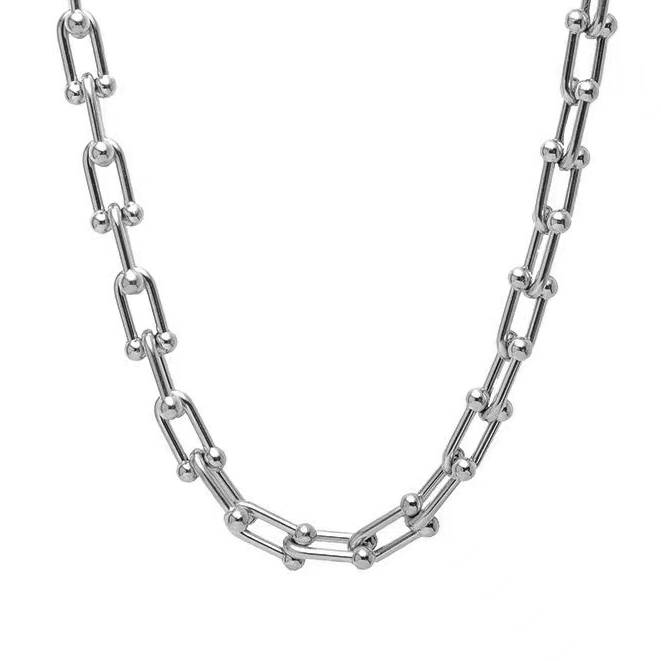 European and American style patchwork necklace fashionable personality ...