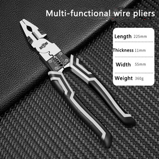 9 '' steel wire pliers Multifunctional Universal Diagonal Pliers Needle ...