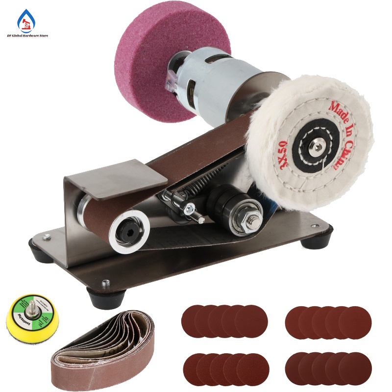 Mini Electric Belt Sander Machine Multifunctional Knife Sharpener Wood ...