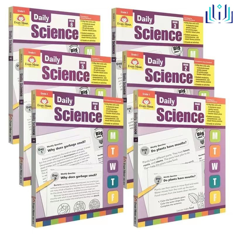 English “Evan Moor Daily Science Grade 1/2/3/4/5/6” Primary School ...