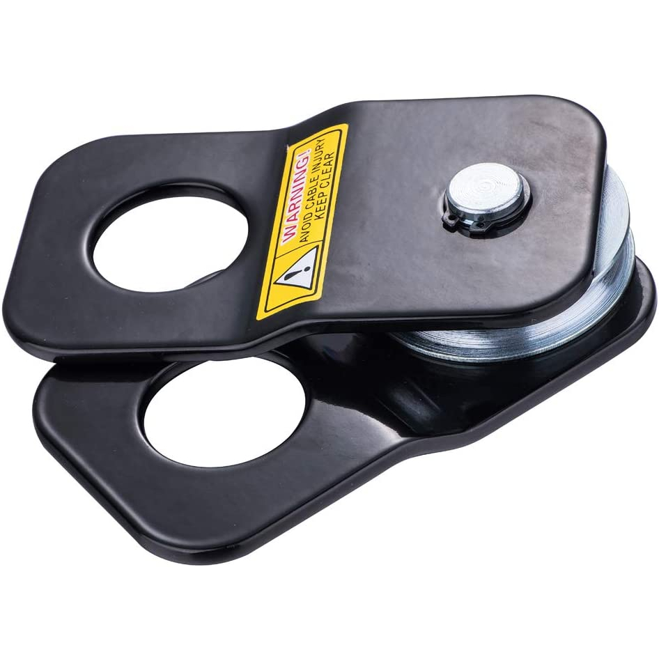 RUGCEL Winch Snatch Block 8000lbs/4T Max Load, Heavy Duty Rope Pulley ...