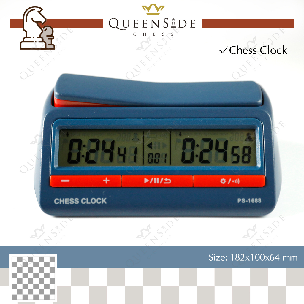 QueenSide Chess Clock / Chess Timer(Blue 1688) | Shopee Malaysia