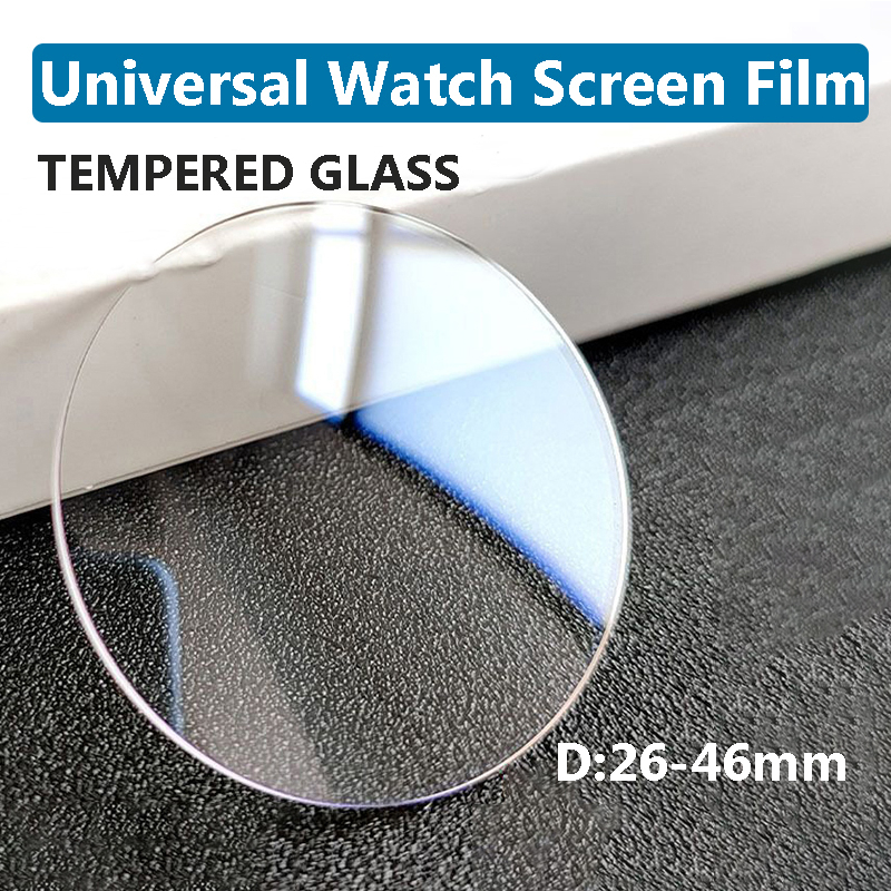 2PCS Universal Tempered Glass Smart Watch Diameter 25mm 28mm 26mm 30mm ...
