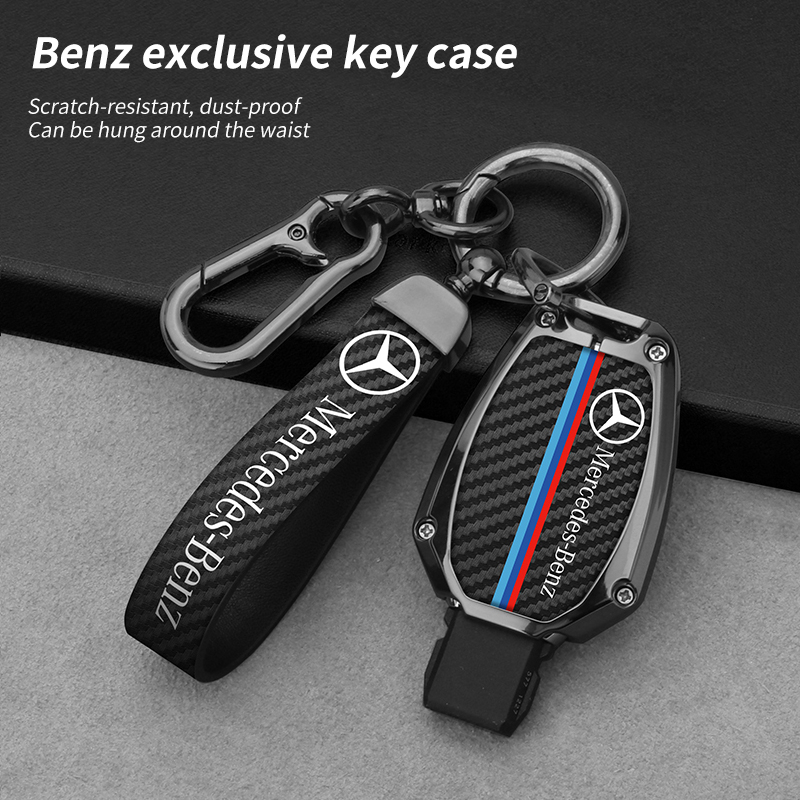 Mercedes-Benz Key Cover With Carbon Fiber And Alloy Metal Materials CLA ...