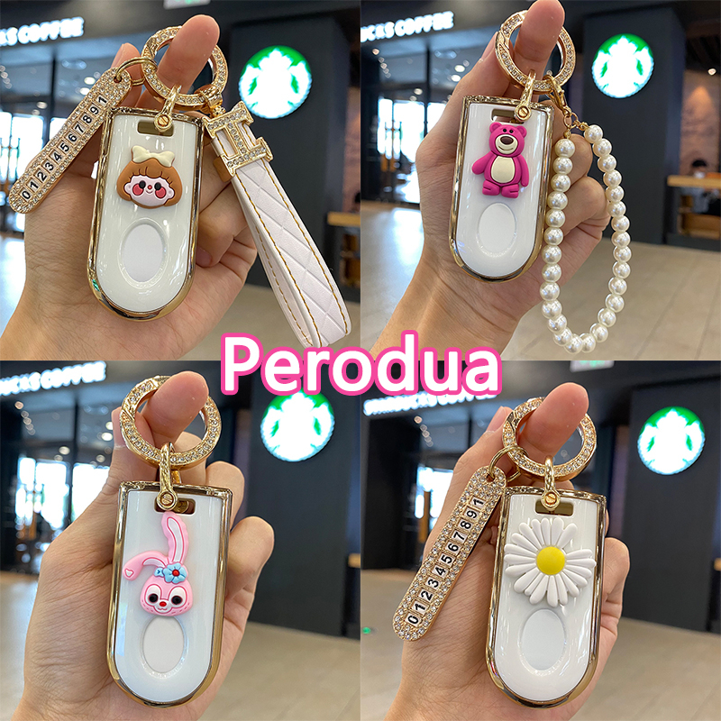 Perodua myvi bezza aruz alza axia Key Cover Cute Car Accessories ...