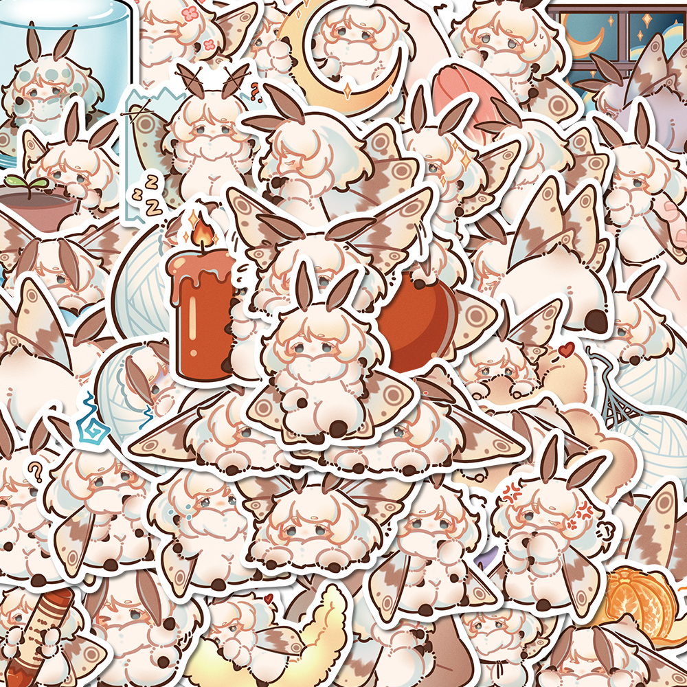 40pcs Moth Park Lolo Cute Cartoon Sticker Laptop Helmet Decoration ...