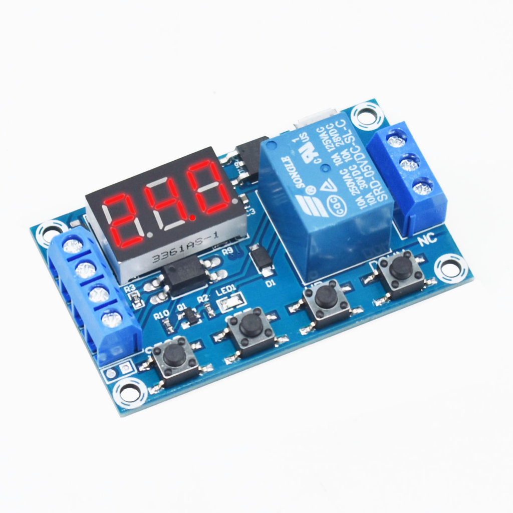 DC 6-30V 5V 6V 9V 12V 24V Support Micro USB LED Display Automation Cycle Delay Timer Control Off ...