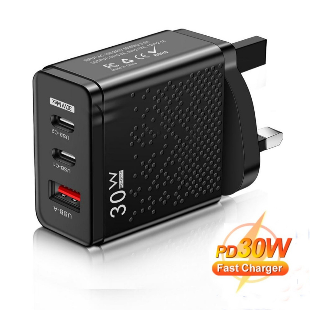 30W USB C Charger PD USB Type C Charger Fast Charging For Xiaomi ...