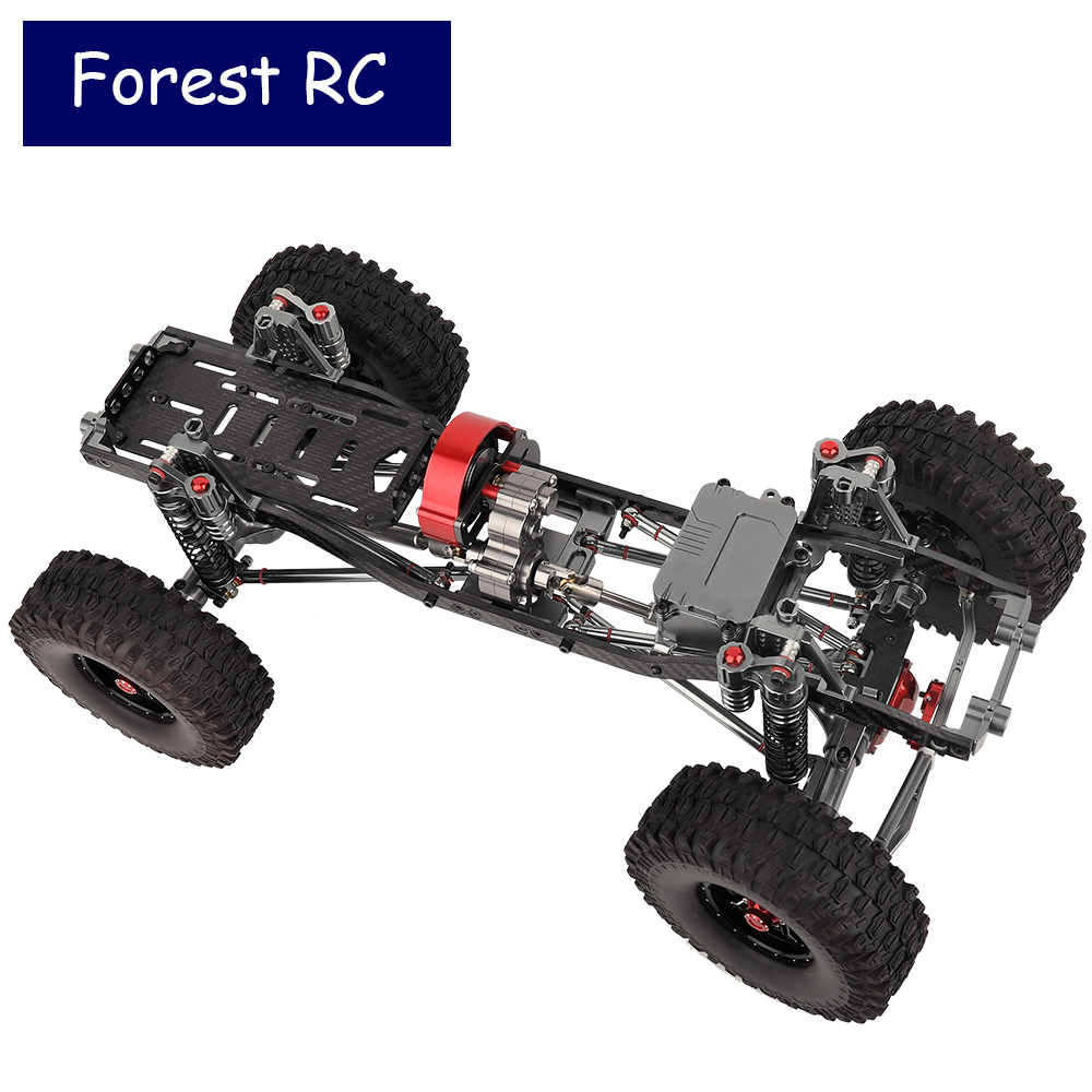 SCX10 RC Crawler 1/10 All-metal Chassis Frame Remote Control Car Model ...
