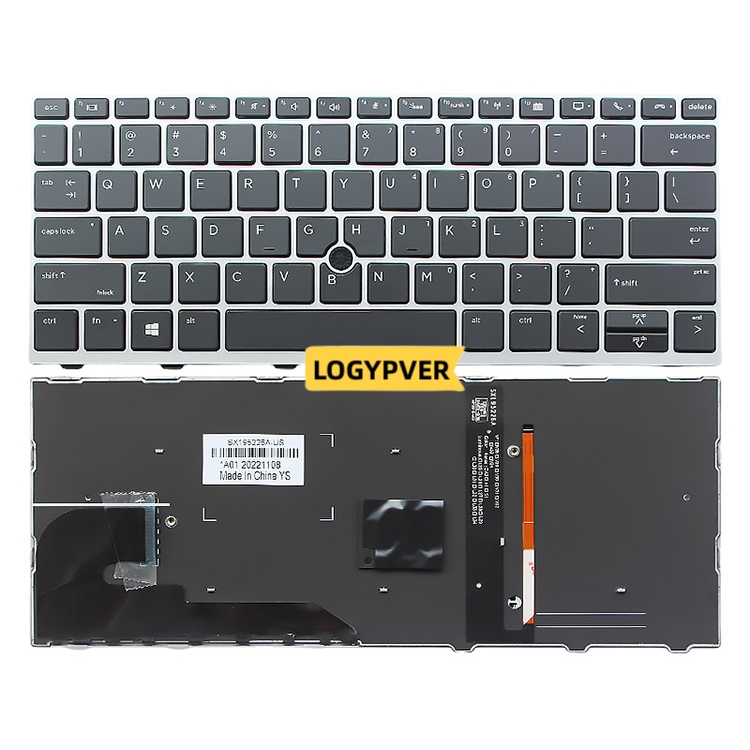 US English Backlit Keyboard FOR HP Elitebook 730 g5 735 G5 830 G5 836 ...