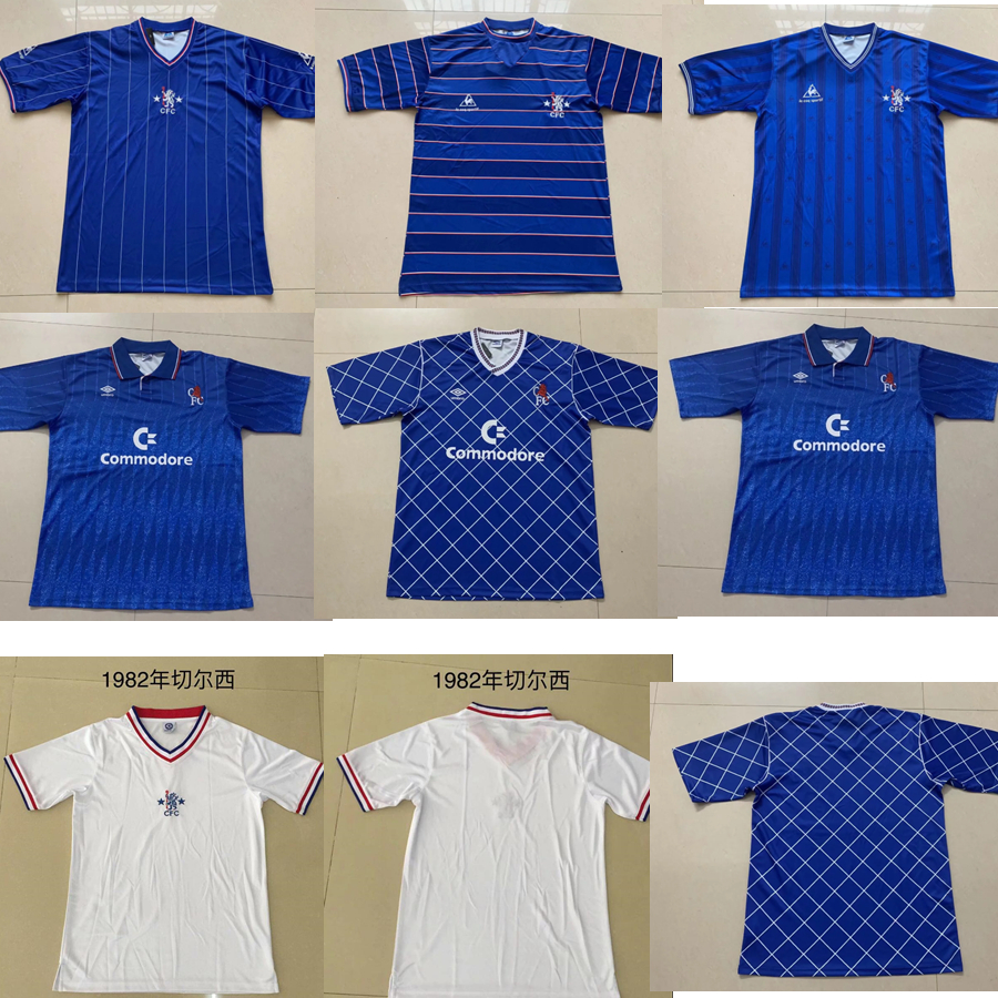 1981 1983 Chelsea Home Retro Football jersey 1985 1987 | Shopee Malaysia
