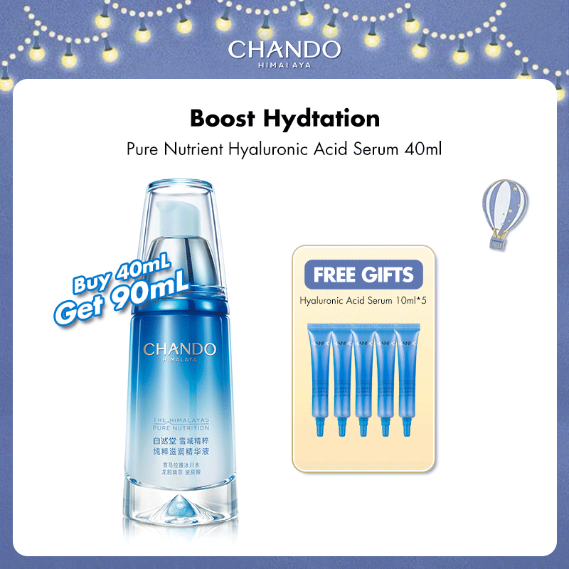 CHANDO Himalaya 自然堂 Pure Nutrient Hyaluronic Acid Serum Boost hydration ...