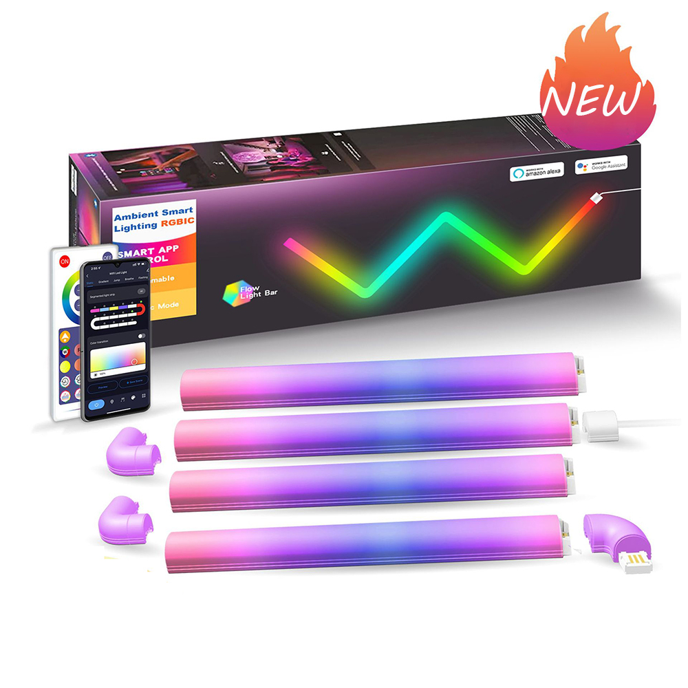 NEW YuTa RGB Light Bar LED Smart Bluetooth APP Voice Control Music DIY ...