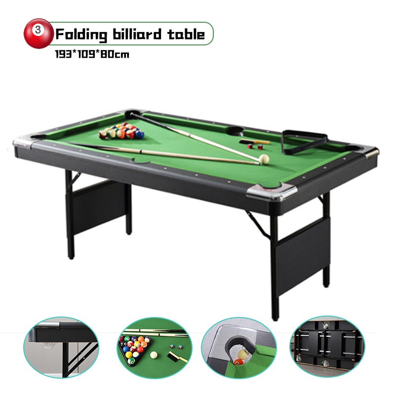 Household 6-foot indoor folding billiard table free of installation ...