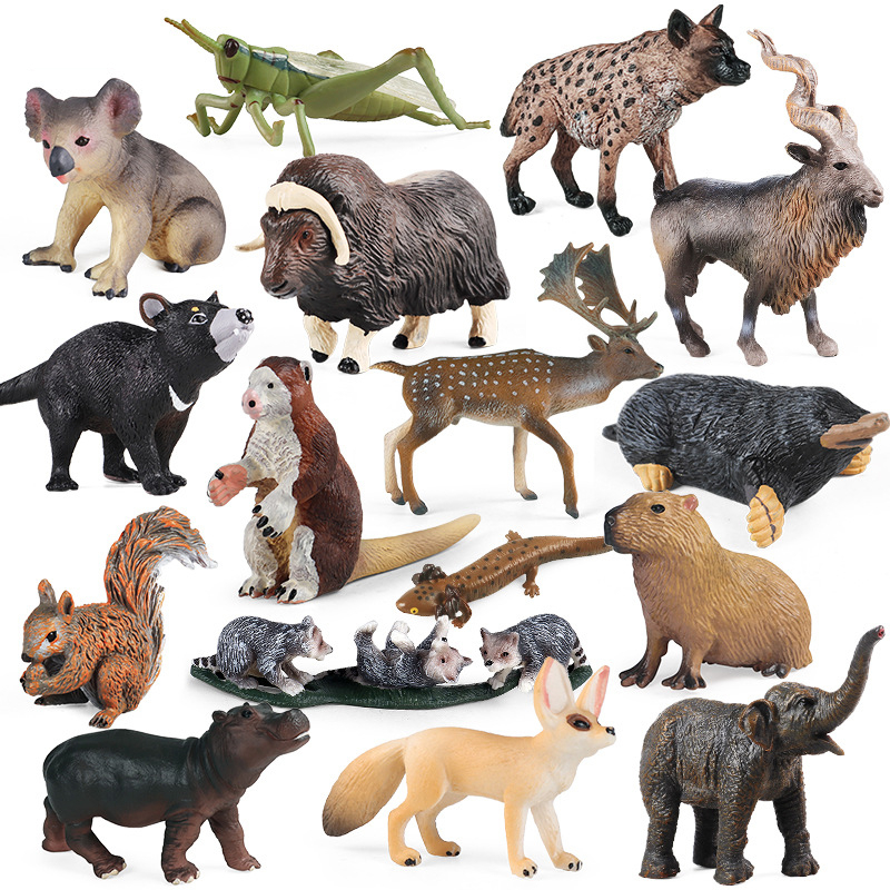Animal Capybara Goat Hyena Mole Simulation Model Children Educational ...