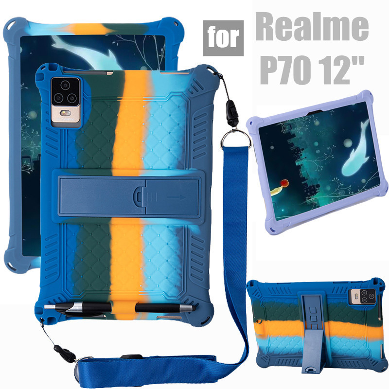 Case for Realme P70 12 inch Tablet Cover Shockproof Soft Silicone for ...