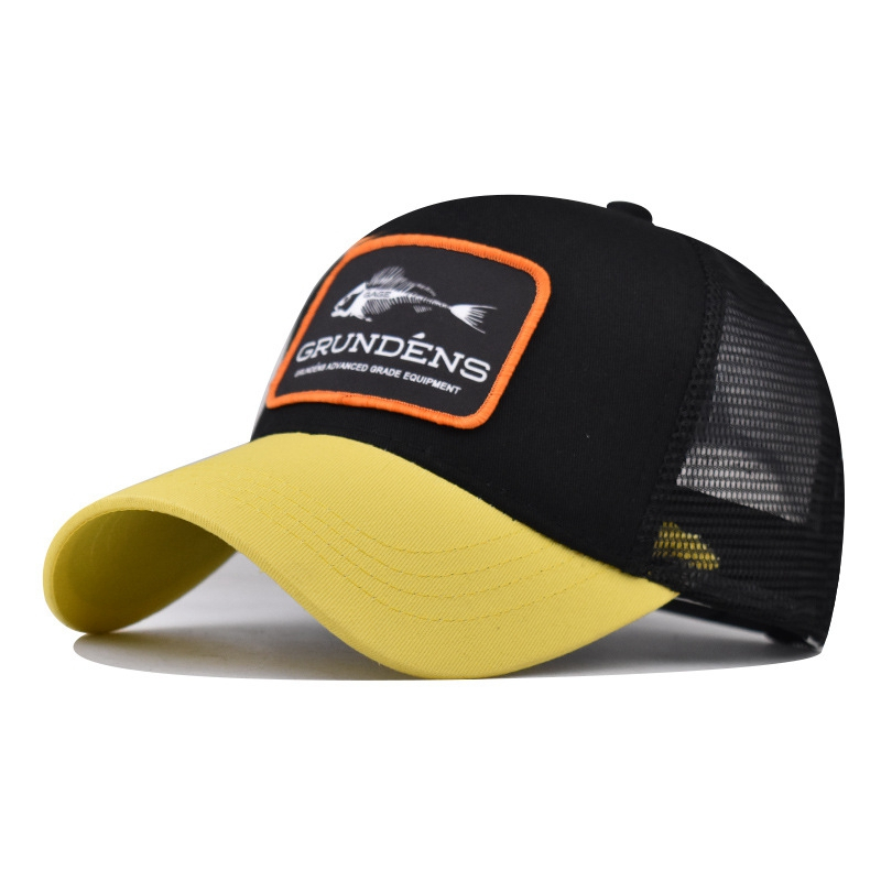 Fashion Printed Fish Baseball Cap Women Men Adjustable Mesh Cap Casual ...