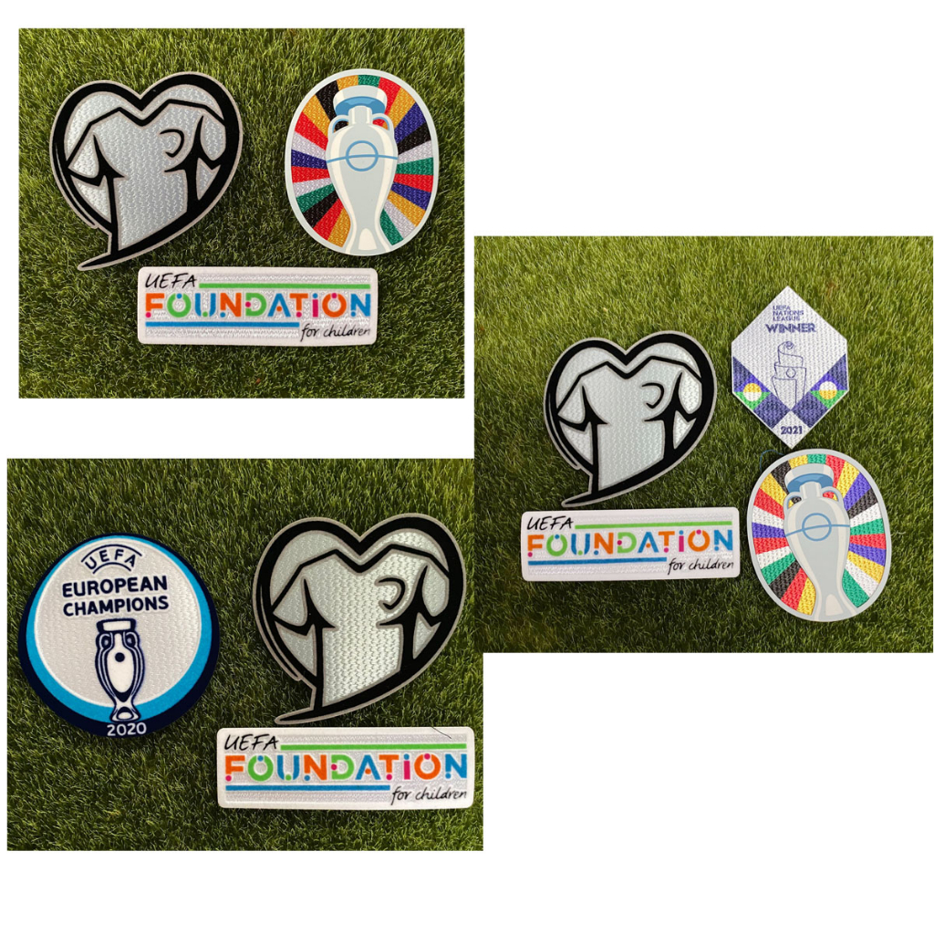2024 EURO QUALIFIER PATCHES Portugal Gemany Italy England Game Use Heat ...