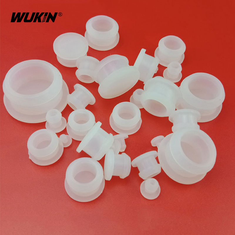 Clear Snap-on Hole Plugs Silicone Rubber Blanking Masking Finishing ...