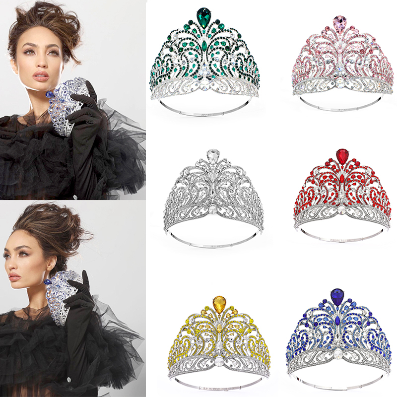 Levery Colorful Miss Universe Force for Good Crown Full Circle Large ...