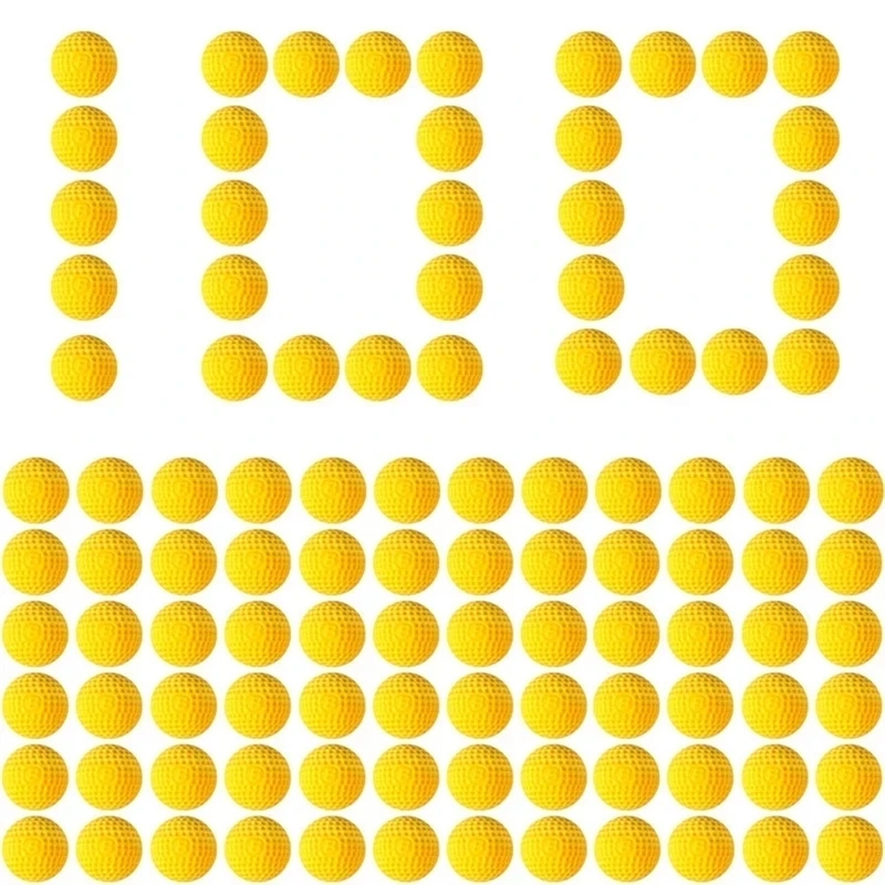 100PCS Round Ball Bullets Refill Darts Pack For Nerf Rival Series ...