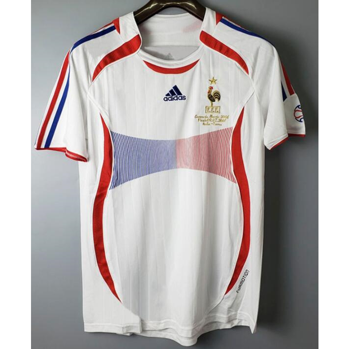 2006 France Home Away Retro Soccer Jersey Football 2002 Francia Vintage ...
