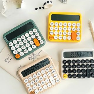 Multicolor 12-Bit Soft Keyboard Calculator Office Color Matching Large ...