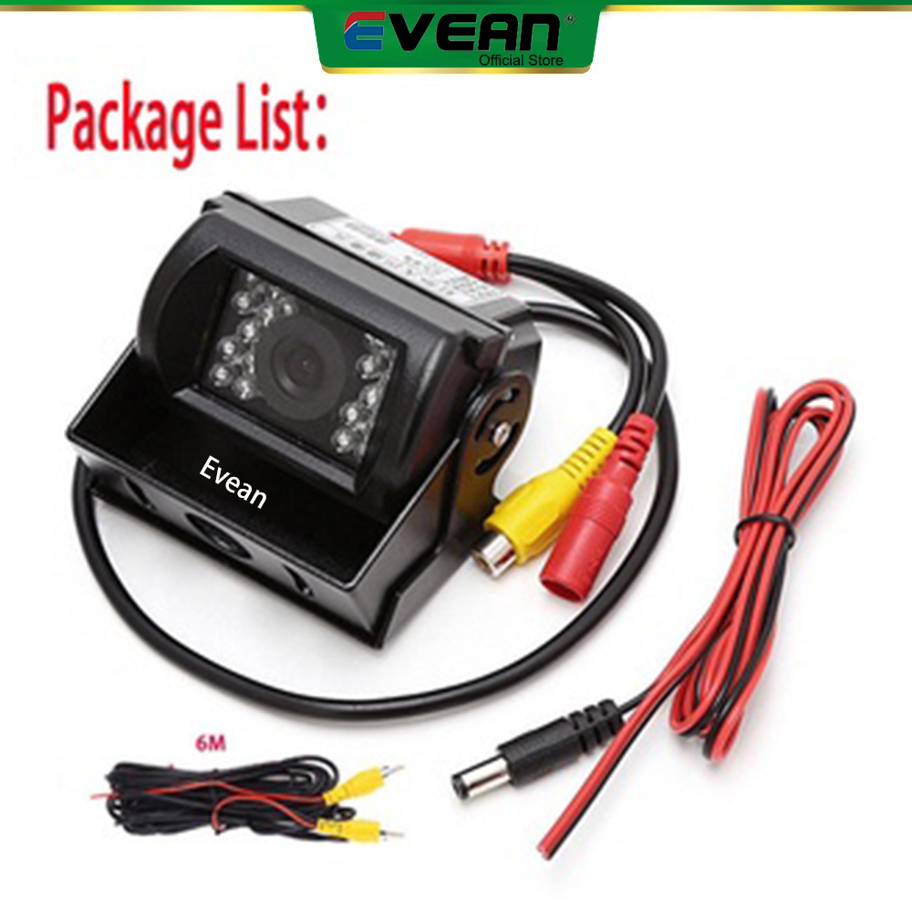 Evean 24V Car Lorry Truck Rear View Camera Reversing IR Night Vision ...