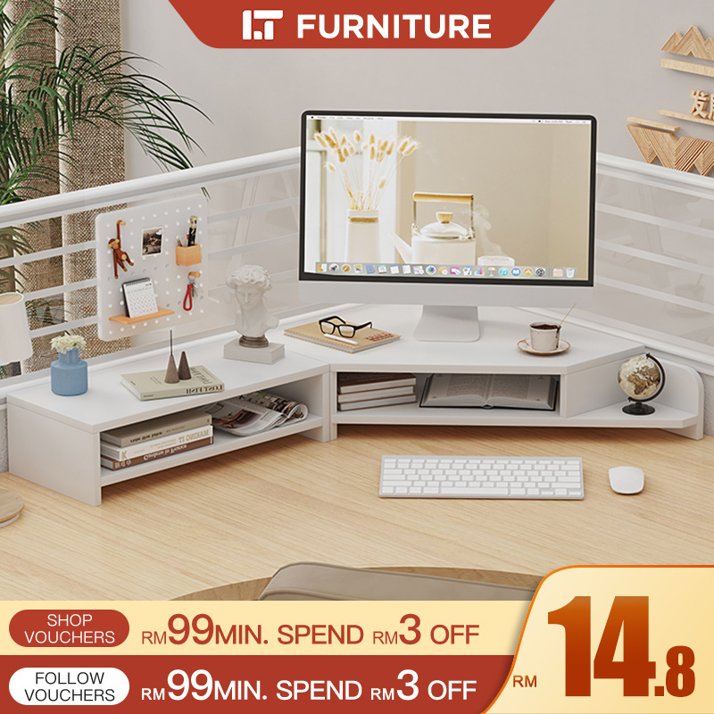 Desktop Computer Rack Monitor Stand Office Desktop Rack Monitor Stand ...