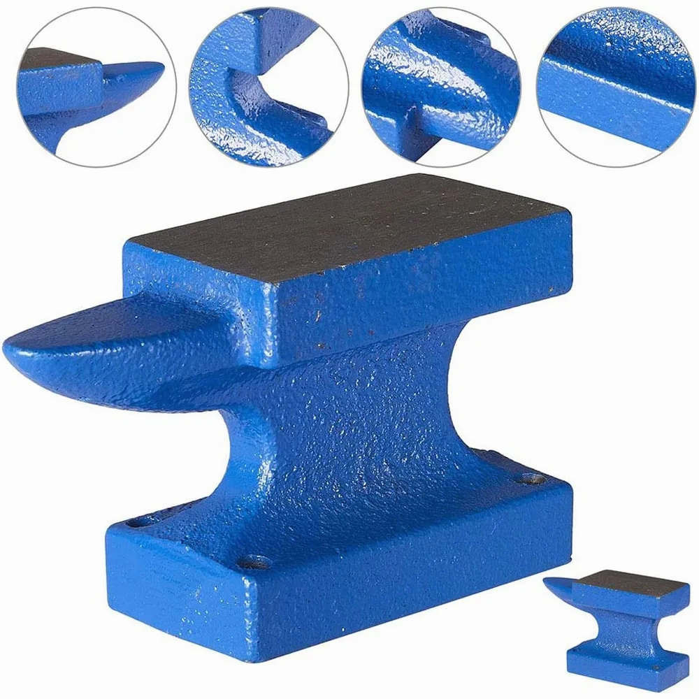 Blue Mini Iron Angle Anvil for Bench Block Horn Anvil Jewelers Gold ...
