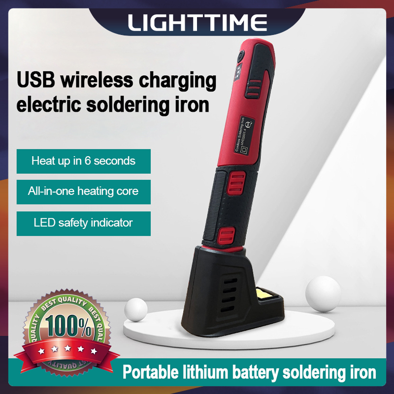 480℃ Cordless Electric Solder Iron Kit Rechargeable Lithium Battery ...