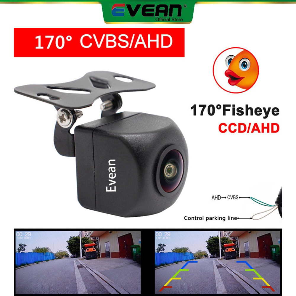 Evean Fisheyes Car Rear View Camera 170° Car Rear View Camera 720P AHD ...