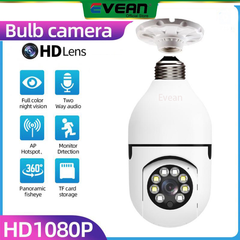 Evean CCTV Camera 1080P Smart Security IP Cam 360 Degree 3D Panoramic ...