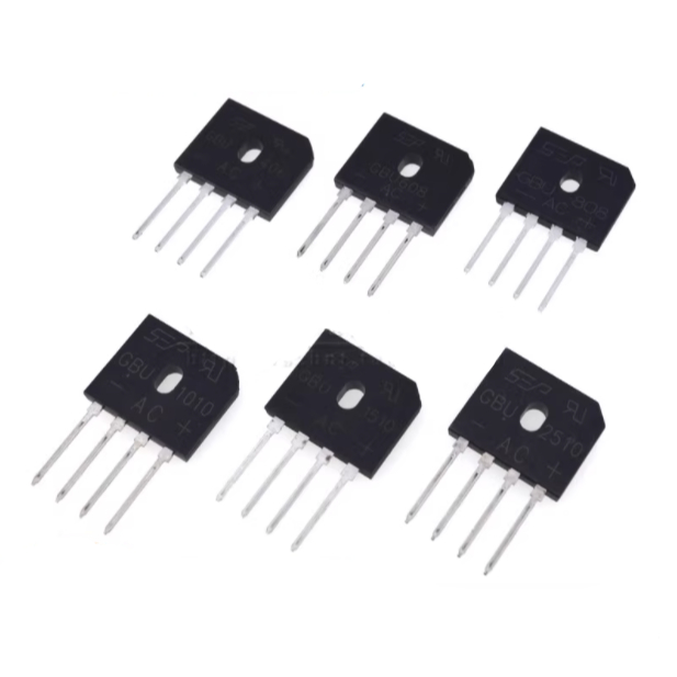 Rectifier Bridge GBU406 GBU608 GBU808 GBU1010 GBU1510 GBU2510 Single ...
