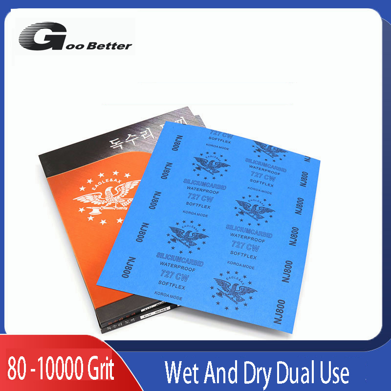 Wet And Dry Sandpaper 230x280mm Mirror Polishing 80-10000# Sandpaper ...