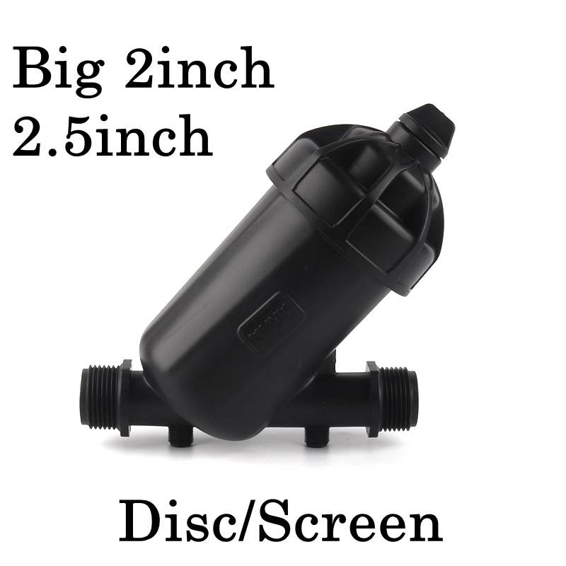 1pc 2/2.5inch Male Thread Screen Filter Y-Type Garden Watering Disc ...