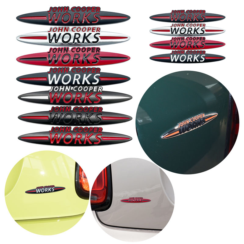 JCW Car Grille Badge Sticker For John Cooper Works R52 F55 F56 R55 R56 ...
