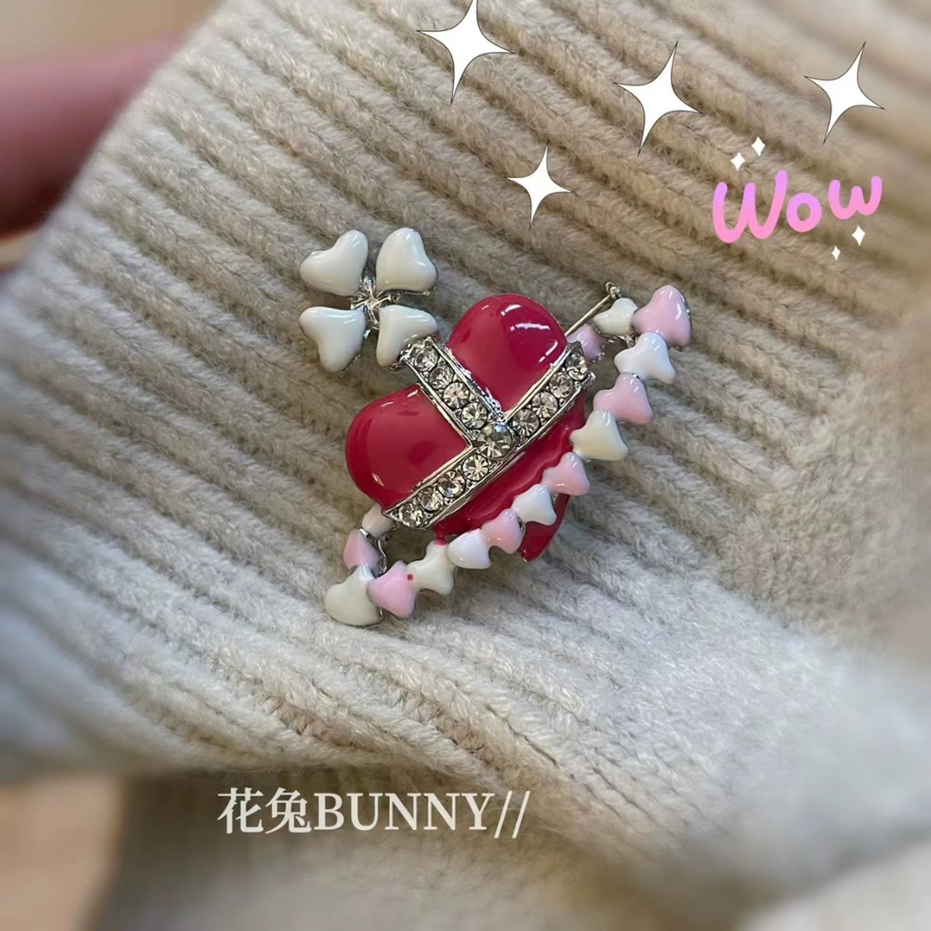 New Y2K Fashion Women's Pink Breast Pins High Quality Evening Dress ...